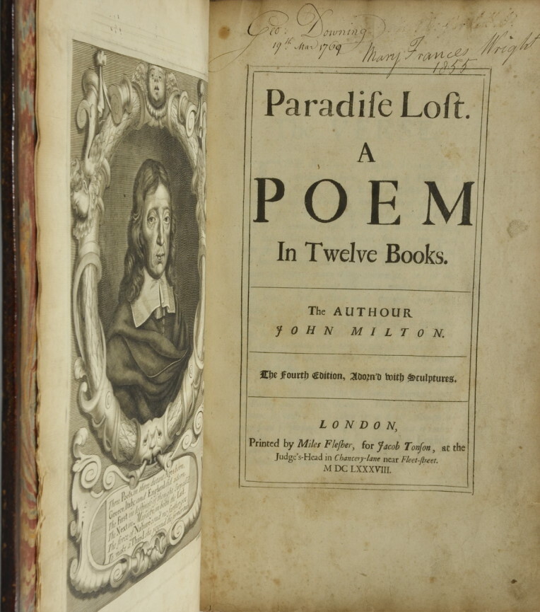 Paradise Lost. A Poem in Twelve Books | John Milton | Fourth edition ...