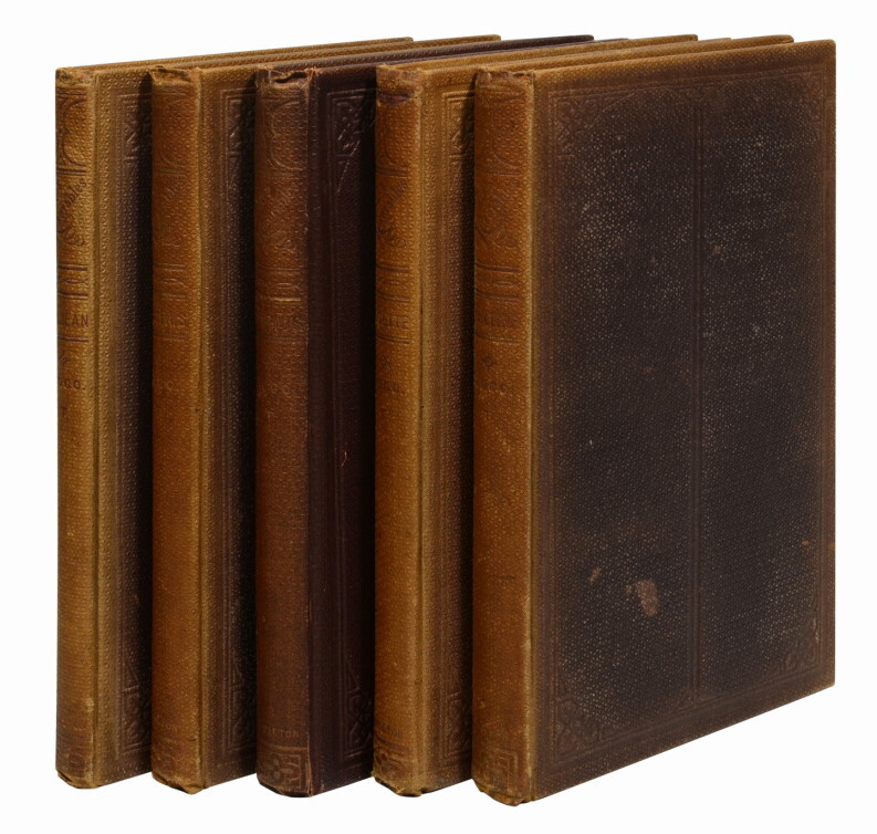 Les Miserables in 5 volumes | Victor Hugo | First American edition